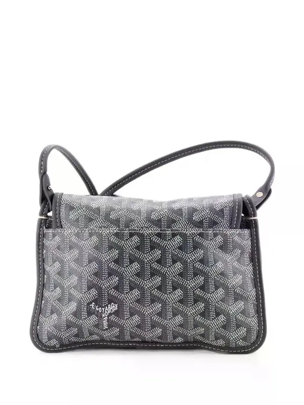 Goyard Plumet Clutch Wallet Coated Canvas Crossbody Bag - Grey