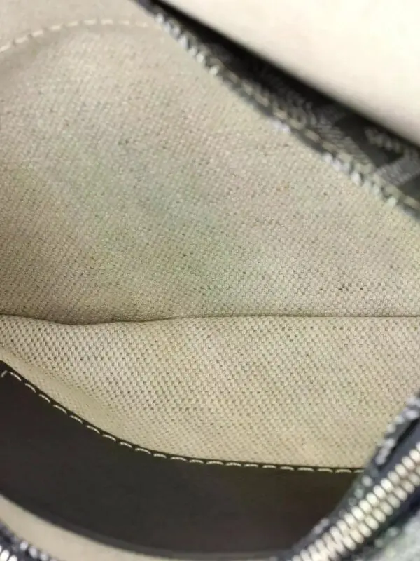 Goyard Plumet Clutch Wallet Coated Canvas Crossbody Bag - Grey