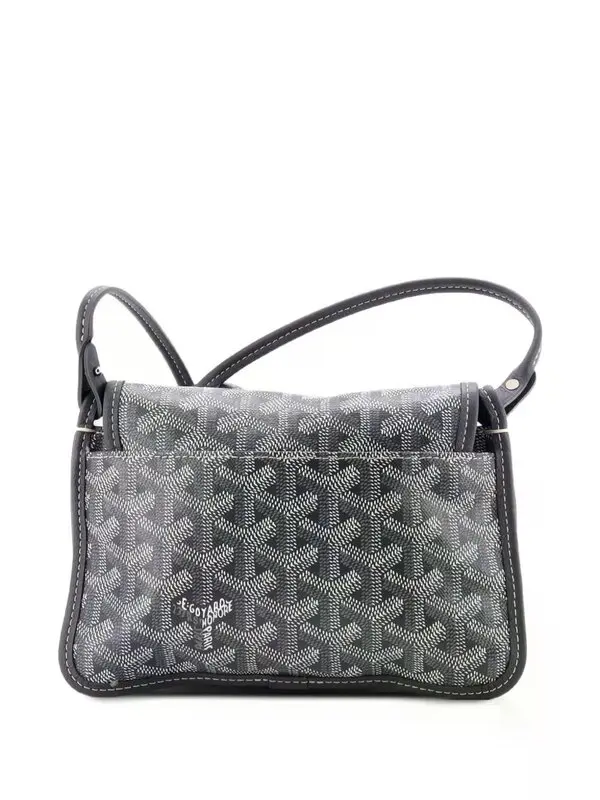 Goyard Plumet Clutch Wallet Coated Canvas Crossbody Bag - Grey