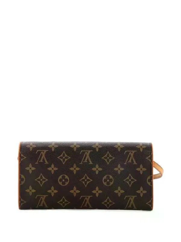 LOUIS VUITTON Twin Handbag Monogram Canvas Gm Crossbody Bag