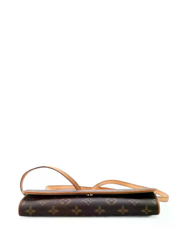 LOUIS VUITTON Twin Handbag Monogram Canvas Gm Crossbody Bag