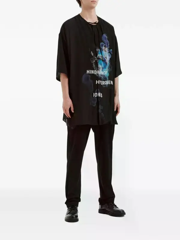 Yohji Yamamoto Graphic-print Shirt