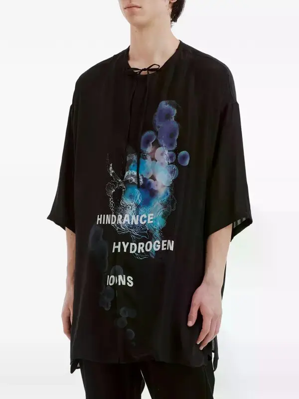 Yohji Yamamoto Graphic-print Shirt