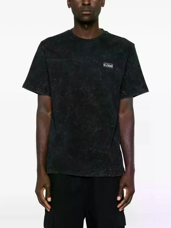DAILY PAPER Graphic-print Acid-wash T-shirt