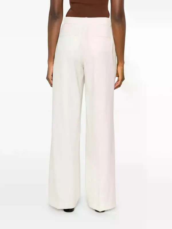 Peserico Pressed-crease Wide-leg Trousers