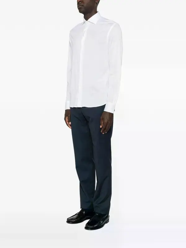Canali Spread-collar Shirt