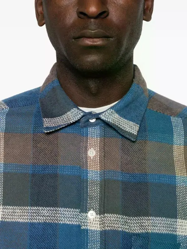 Portuguese Flannel Check-pattern Flannel Shirt