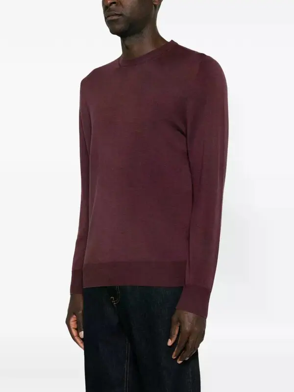 Canali Crew-neck Wool Sweater