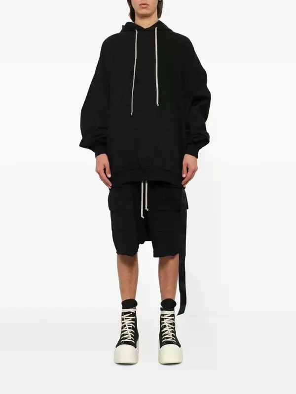 Rick Owens Hun Kangaroo-pocket Hoodie