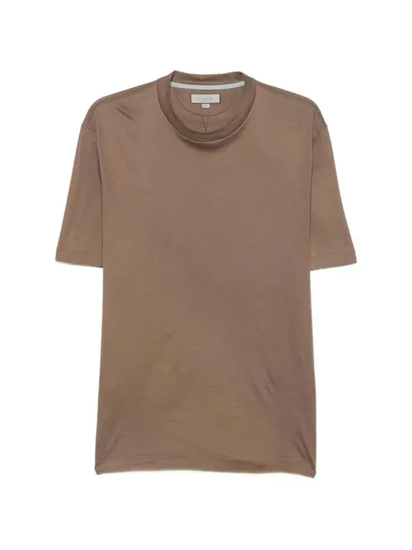 Canali Crew-neck Short-sleeve Sweater