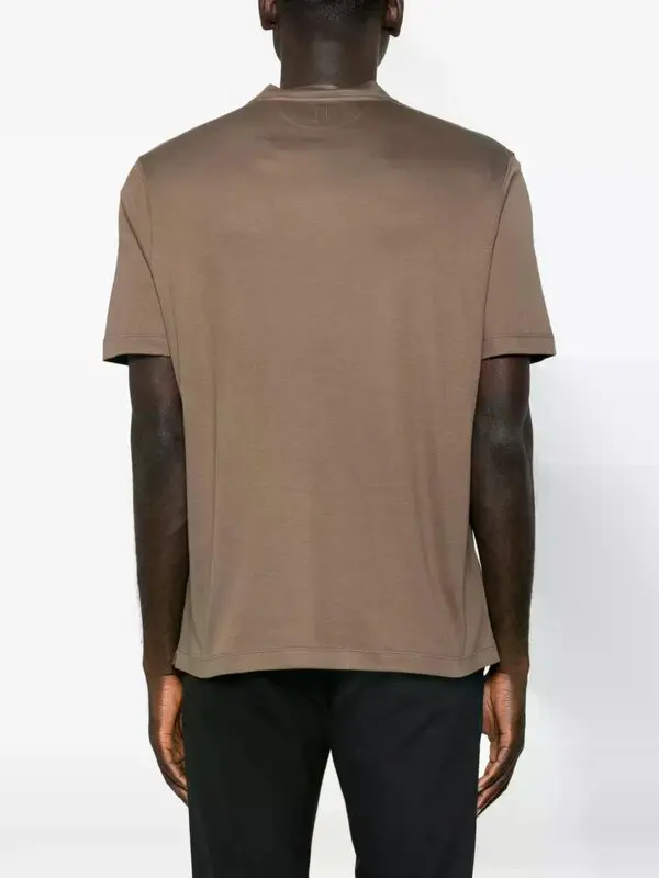 Canali Crew-neck Short-sleeve Sweater