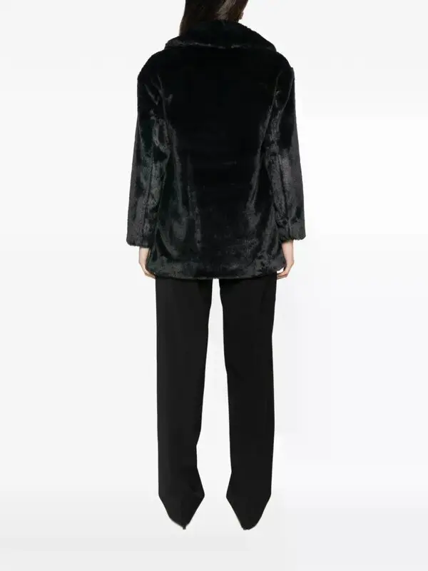 Herno Double-breasted Faux-fur Coat