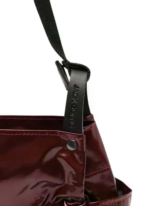 JACK GOMME Mael High-shine Shoulder Bag