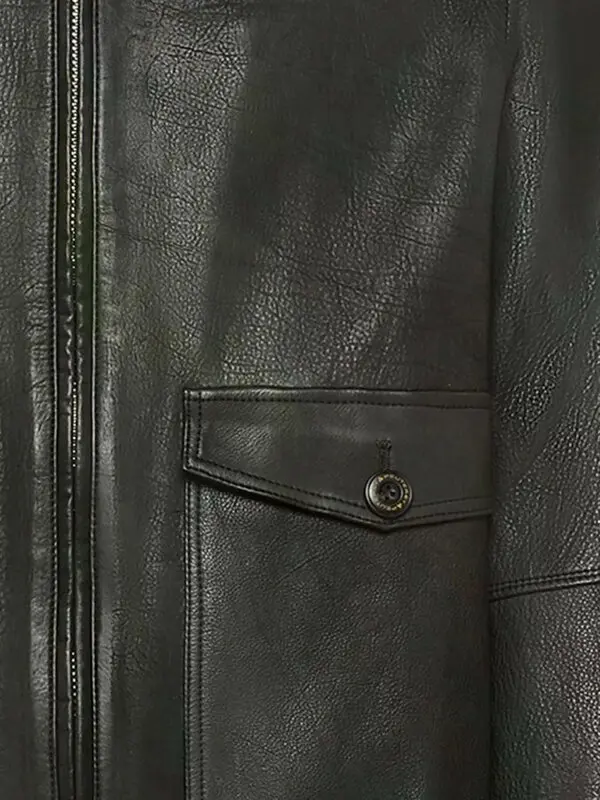 Peuterey Murdo Dd Acc Shearling-collar Leather Jacket