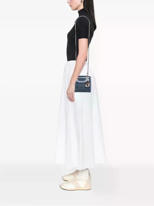 Dior 2020 Mini Patent Cannage Lady Satchel