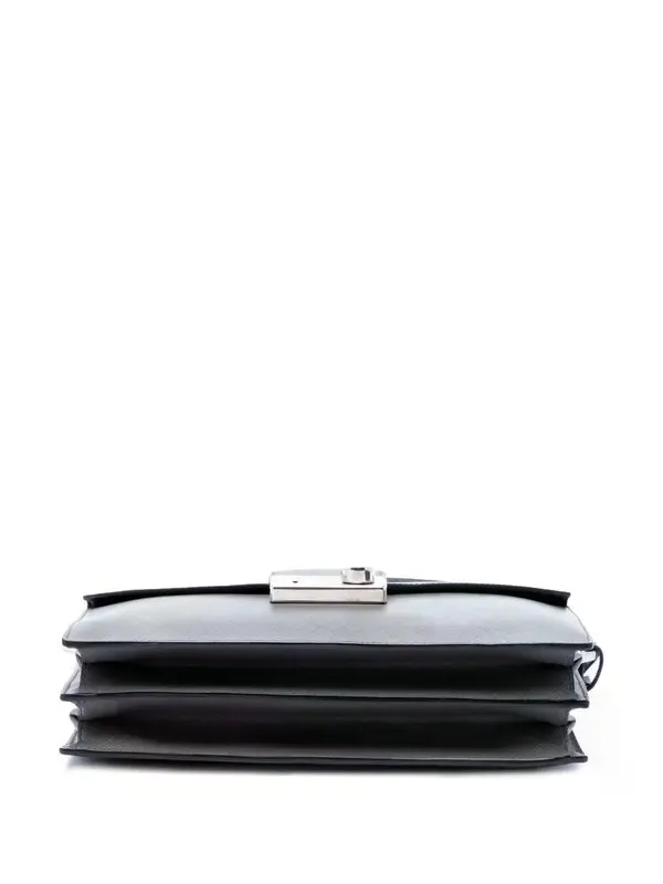 Prada 2010-2026 Mini Saffiano Lux Sound Lock Satchel