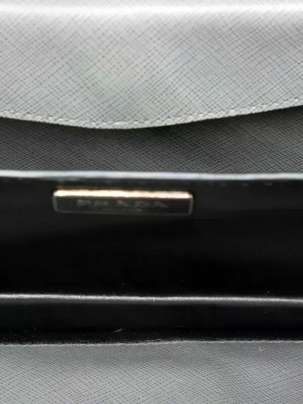 Prada 2010-2026 Mini Saffiano Lux Sound Lock Satchel