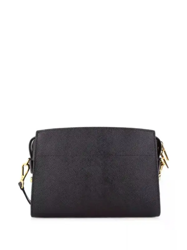 Prada Bibliotheque Saffiano Leather Crossbody Bag