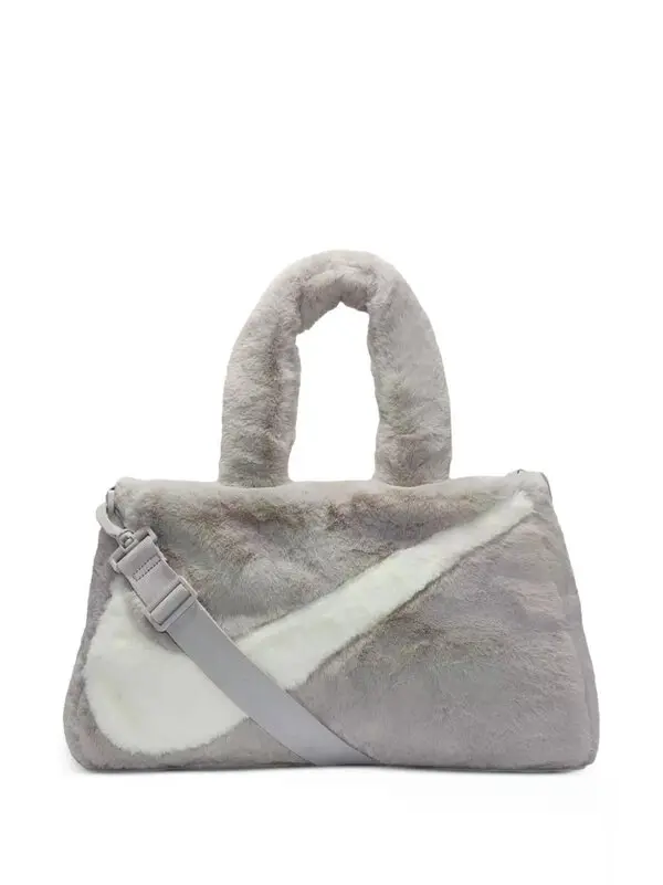 Nike Faux-fur Sports Tote Bag - Grey