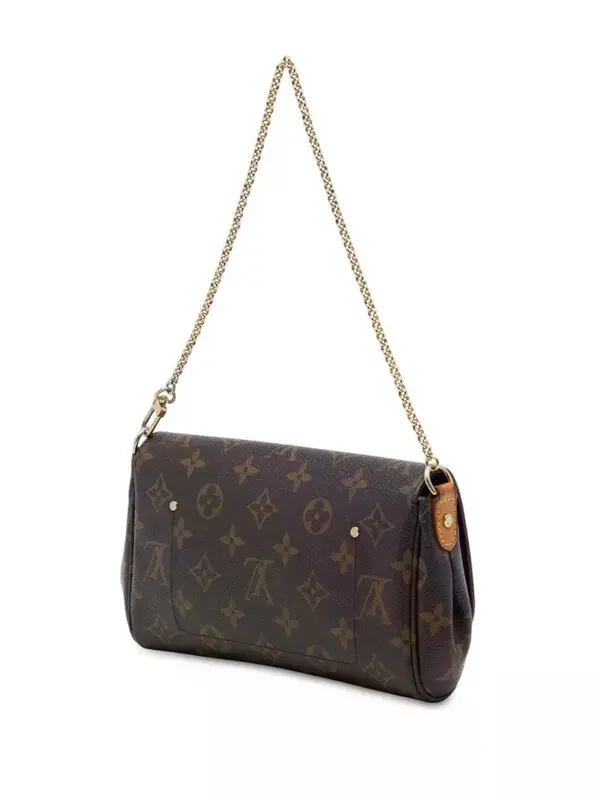 LOUIS VUITTON 2015 Monogram Favorite Pm Satchel - Brown