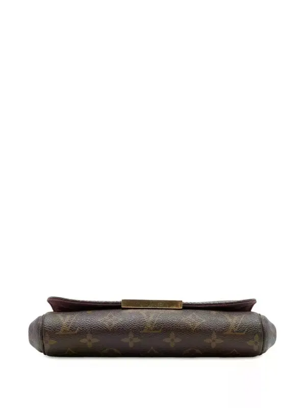 LOUIS VUITTON 2015 Monogram Favorite Pm Satchel - Brown