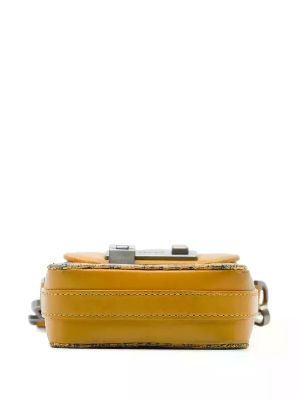 Dior 2021 Oblique Jacquard Lock Phone Holder Crossbody Bag
