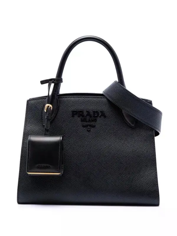 Prada 2013-2026 Small Saffiano Cuir Monochrome Satchel
