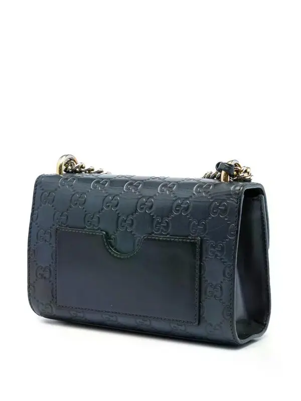 Gucci 2016-2026 Small Guccissima Padlock Crossbody Bag