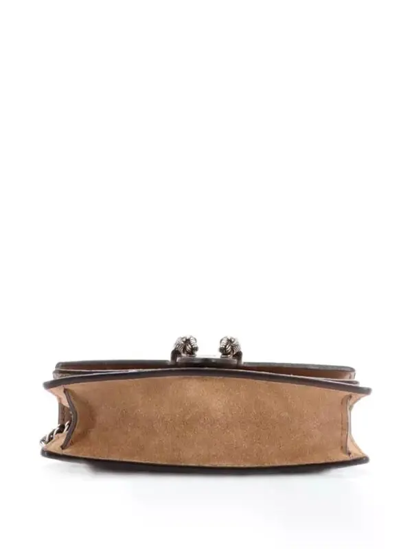 Gucci Dionysus Bag Gg Coated Canvas Super Mini Crossbody Bag