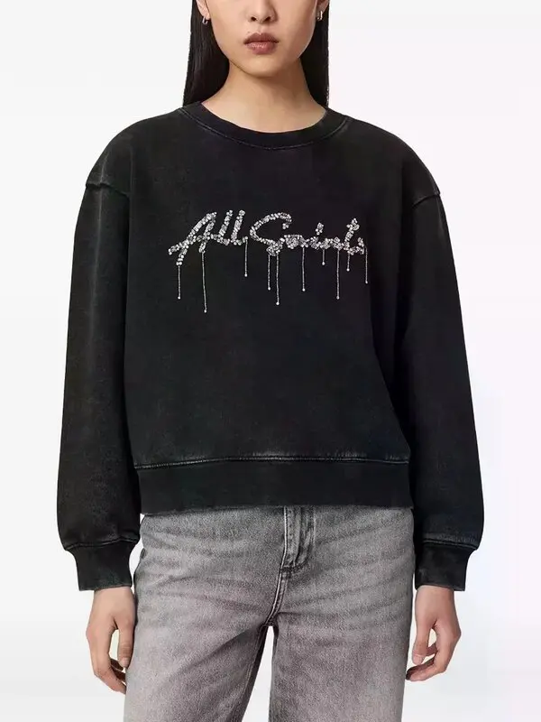 ALLSAINTS Chains Pippa Logo-embellished Sweatshirt