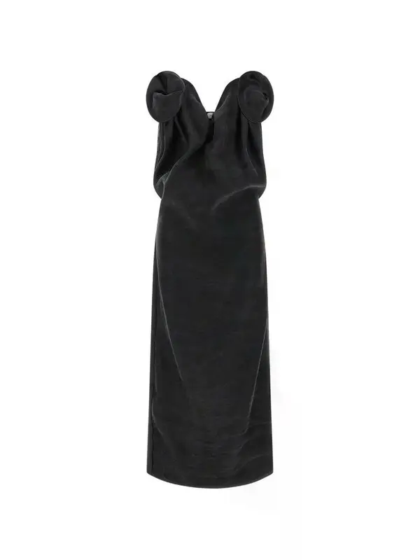 Magda Butrym Floral-detail Off-the-shoulder Dress