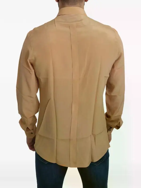 Dolce & Gabbana Long-sleeve Silk Shirt
