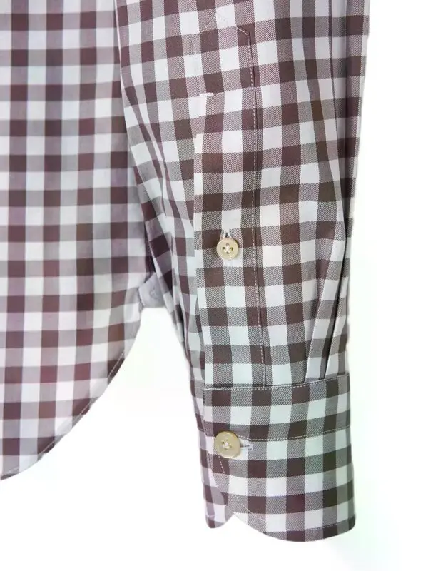 LUIGI BORRELLI Gingham-check Shirt