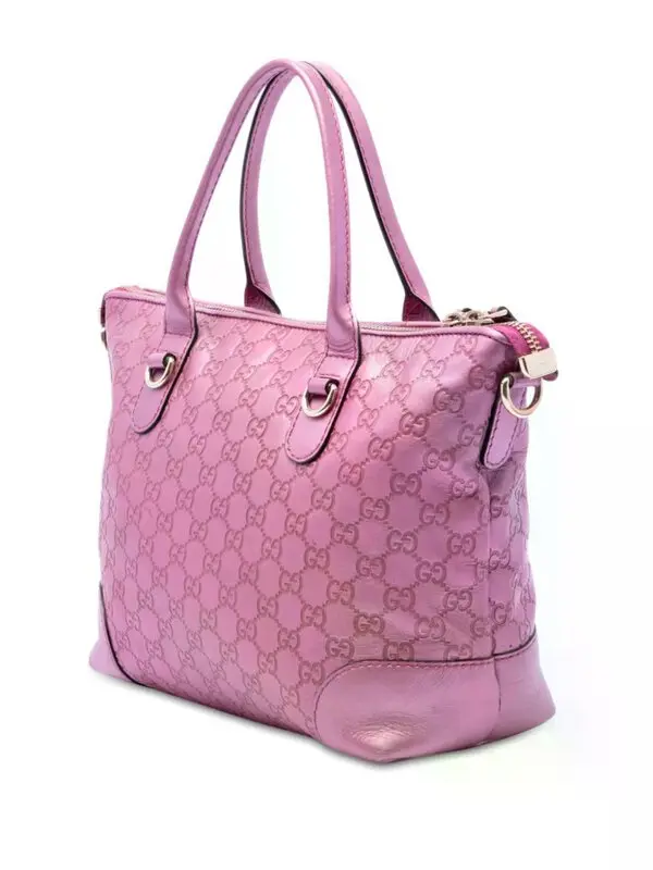 Gucci 2016-2026 Metallic Guccissima Heart Bit Satchel