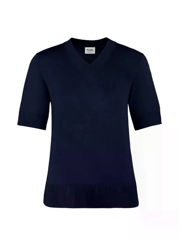 TOD'S V-neck Short-sleeve T-shirt