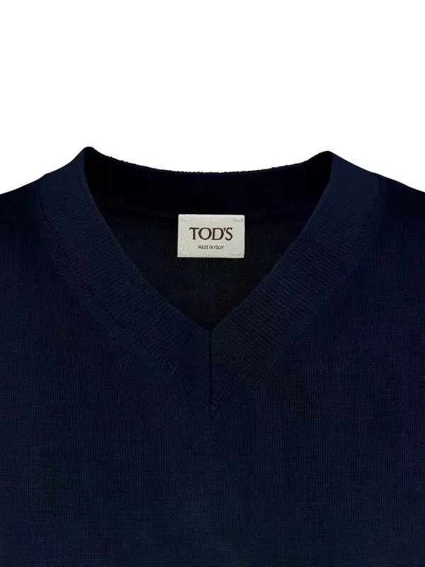 TOD'S V-neck Short-sleeve T-shirt