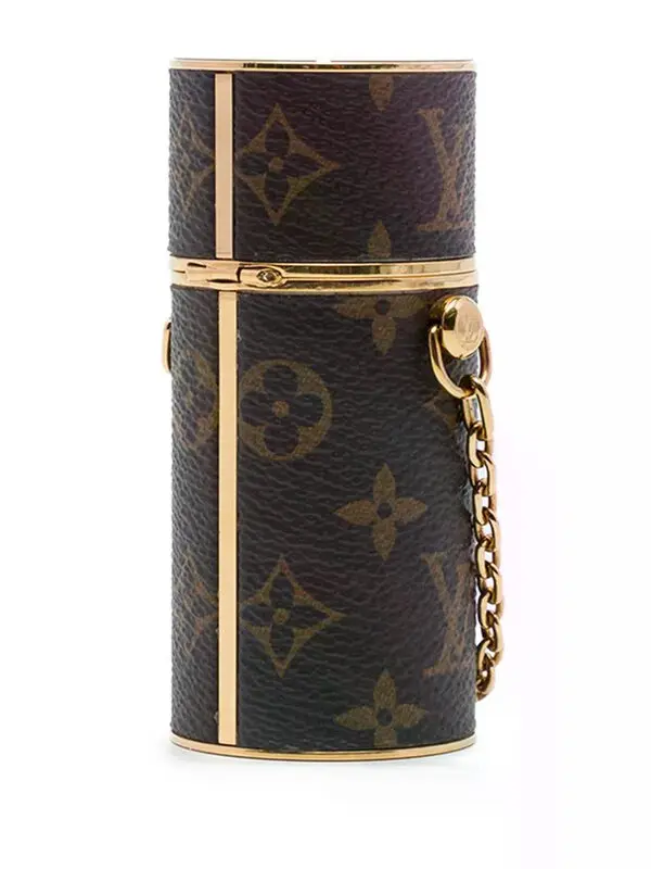 LOUIS VUITTON 2000-2026 Monogram Lipstick Case - Brown