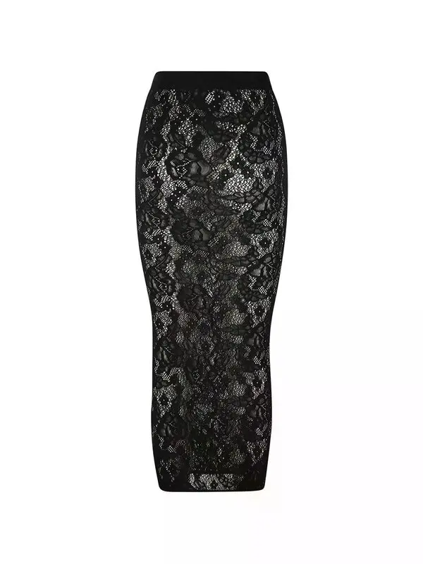 Wolford Floral-lace Pencil Midi Skirt