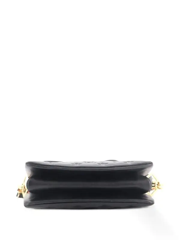 LOUIS VUITTON Coussin Bag Monogram Embossed Lambskin Bb Crossbody Bag - Black