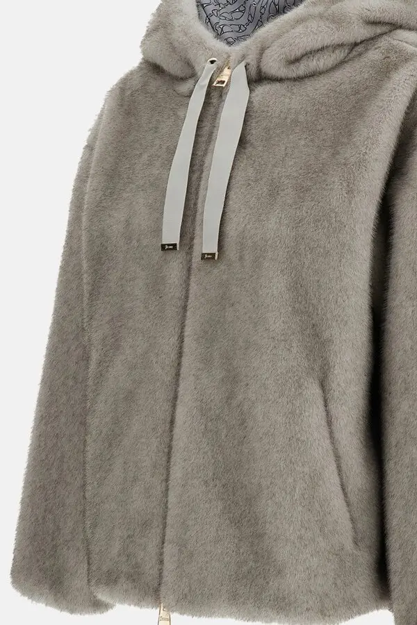 Herno Bomber Soft Faux Fur - Multicolor