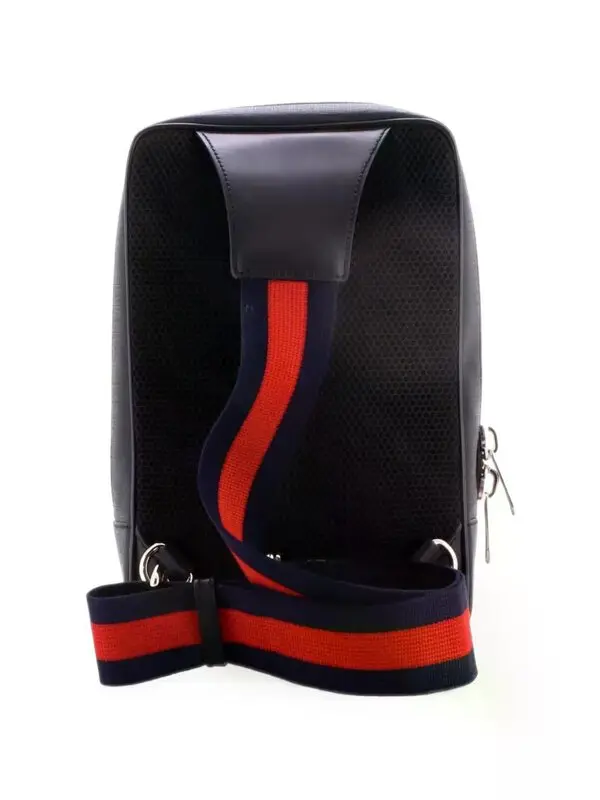 Gucci Soft Zip Sling Bag Gg Coated Canvas Small Crossbody Bag