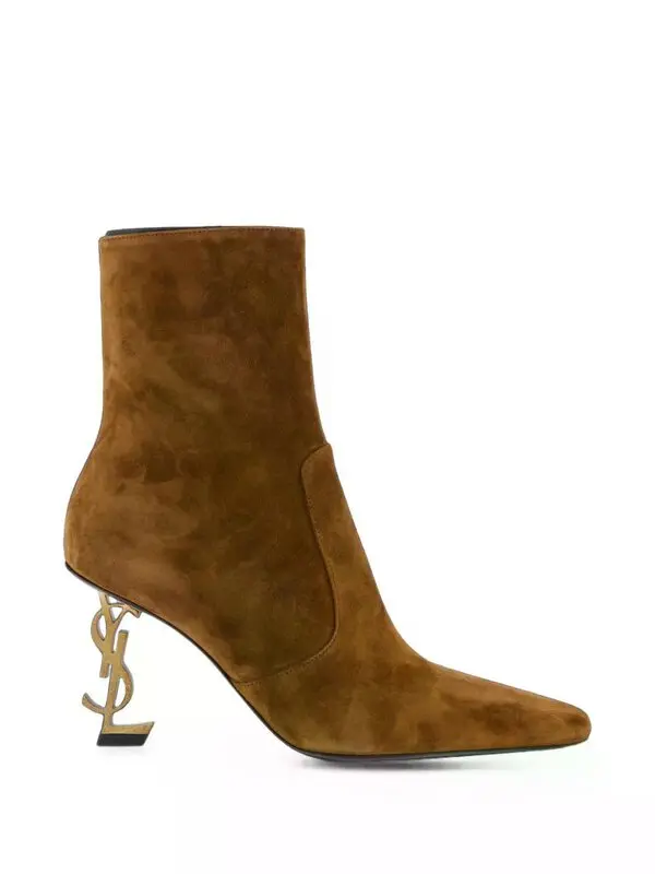Saint Laurent Opyum Cassandre Ankle Boots