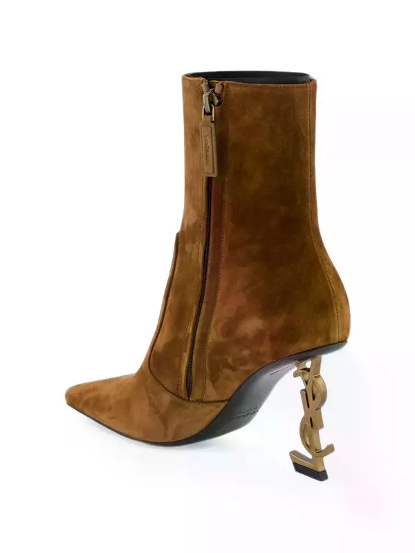 Saint Laurent Opyum Cassandre Ankle Boots