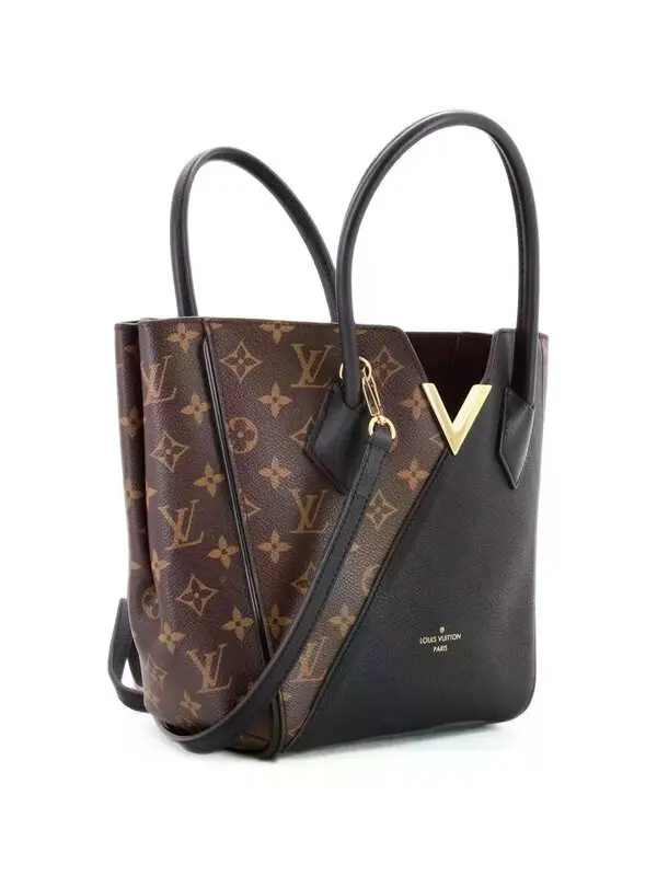 LOUIS VUITTON Kimono Handbag Monogram Canvas And Leather Pm Tote Bag