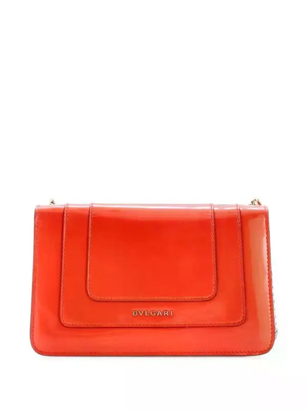 BVLGARI Serpenti Forever Leather Small Shoulder Bag - Metallic