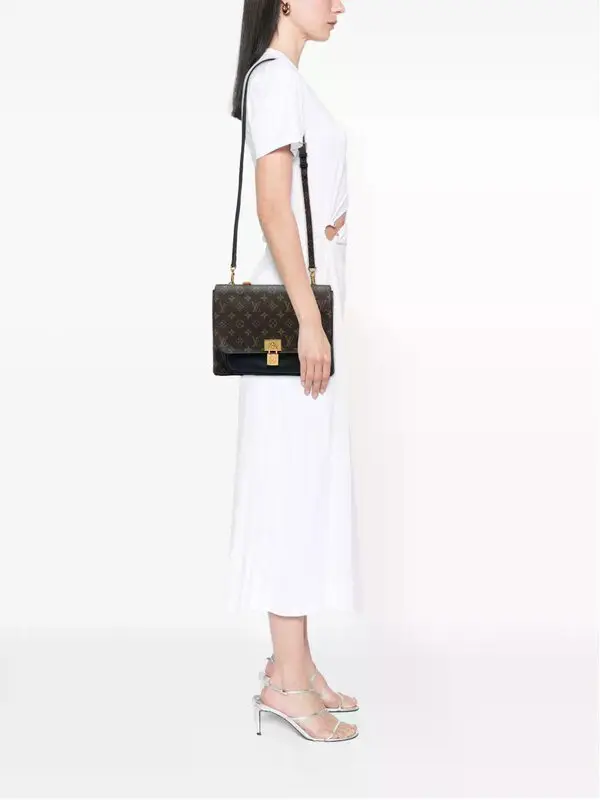 LOUIS VUITTON 2018 Monogram Marignan Satchel - Brown