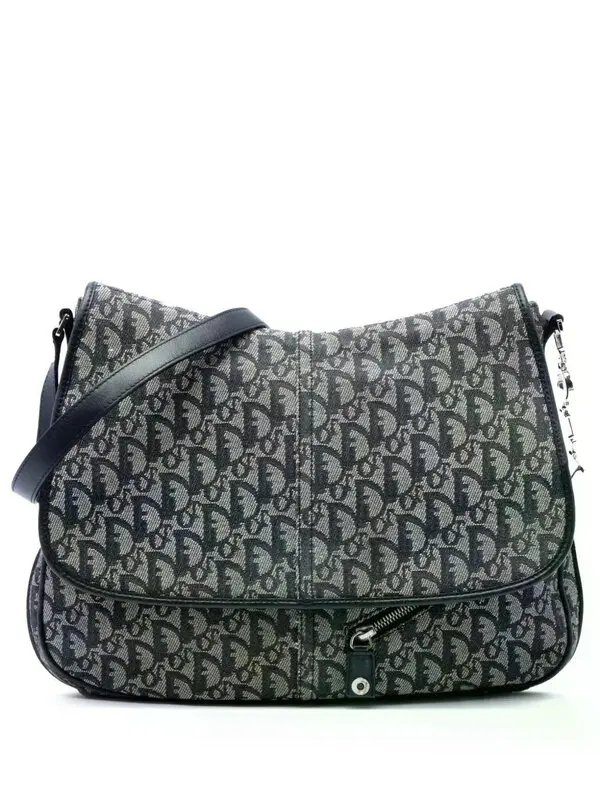 Dior 2004 Diorissimo Trotter Canvas Messenger Bag Crossbody Bag