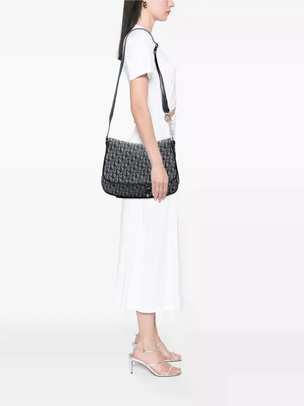 Dior 2004 Diorissimo Trotter Canvas Messenger Bag Crossbody Bag