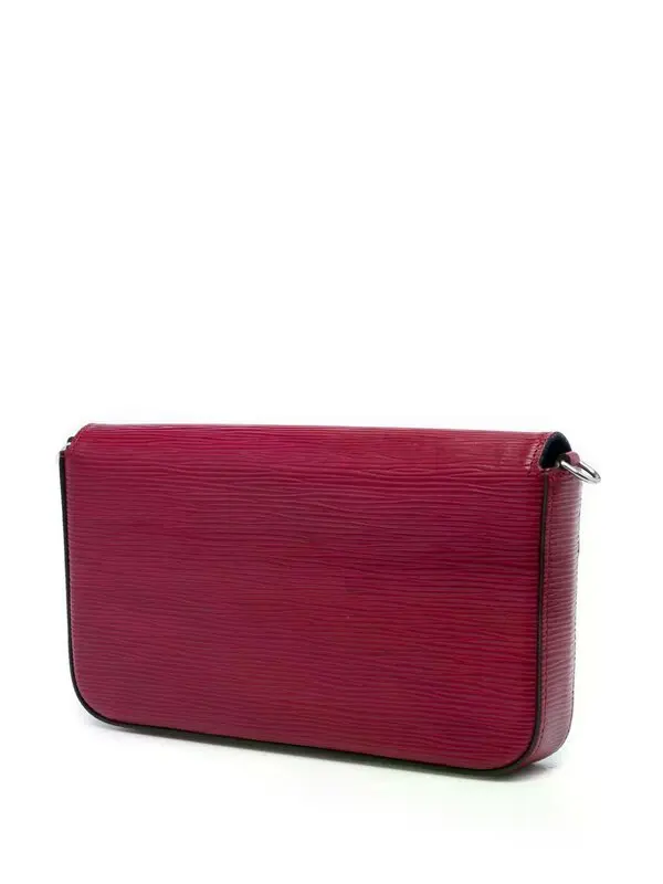 LOUIS VUITTON 2019 Epi Pochette Felicie Crossbody Bag - Red