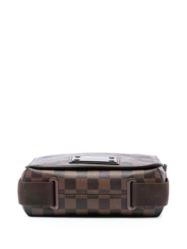 LOUIS VUITTON 2009 Damier Ebene Brooklyn Pm Crossbody Bag